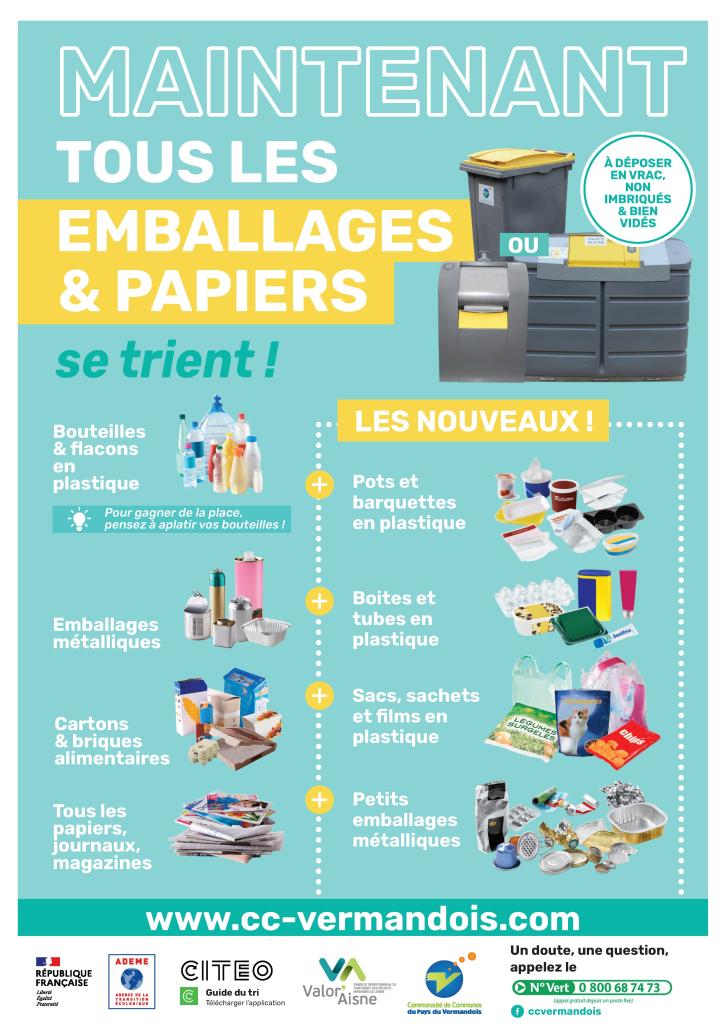 Les consignes de tri | Communauté de Communes du Pays du Vermandois